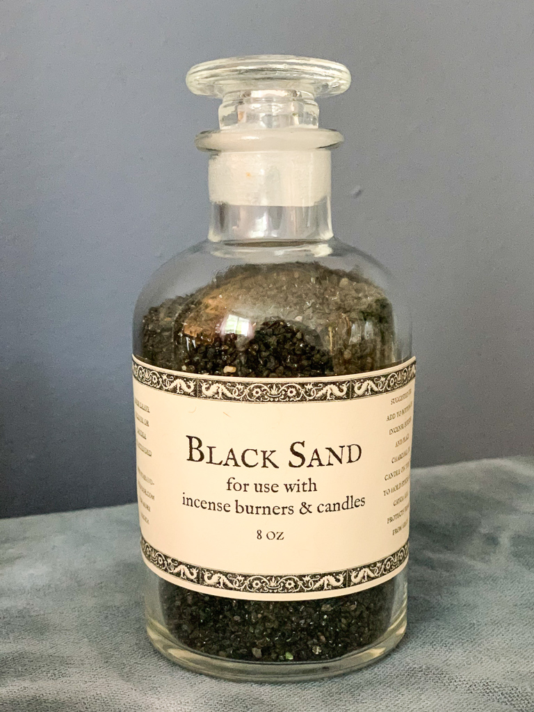 Black sand for incense burners & candles | STAR + SPLENDOR