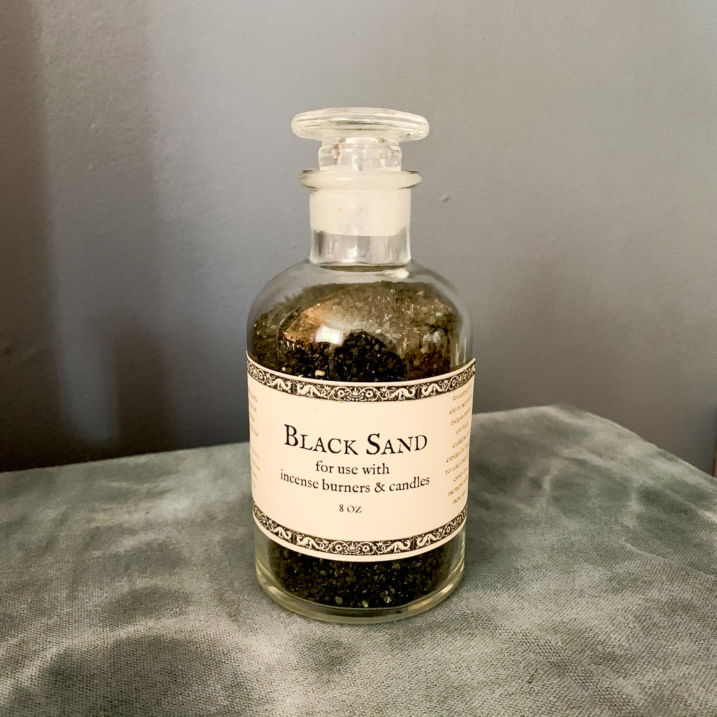 Black sand for incense burners & candles | STAR + SPLENDOR