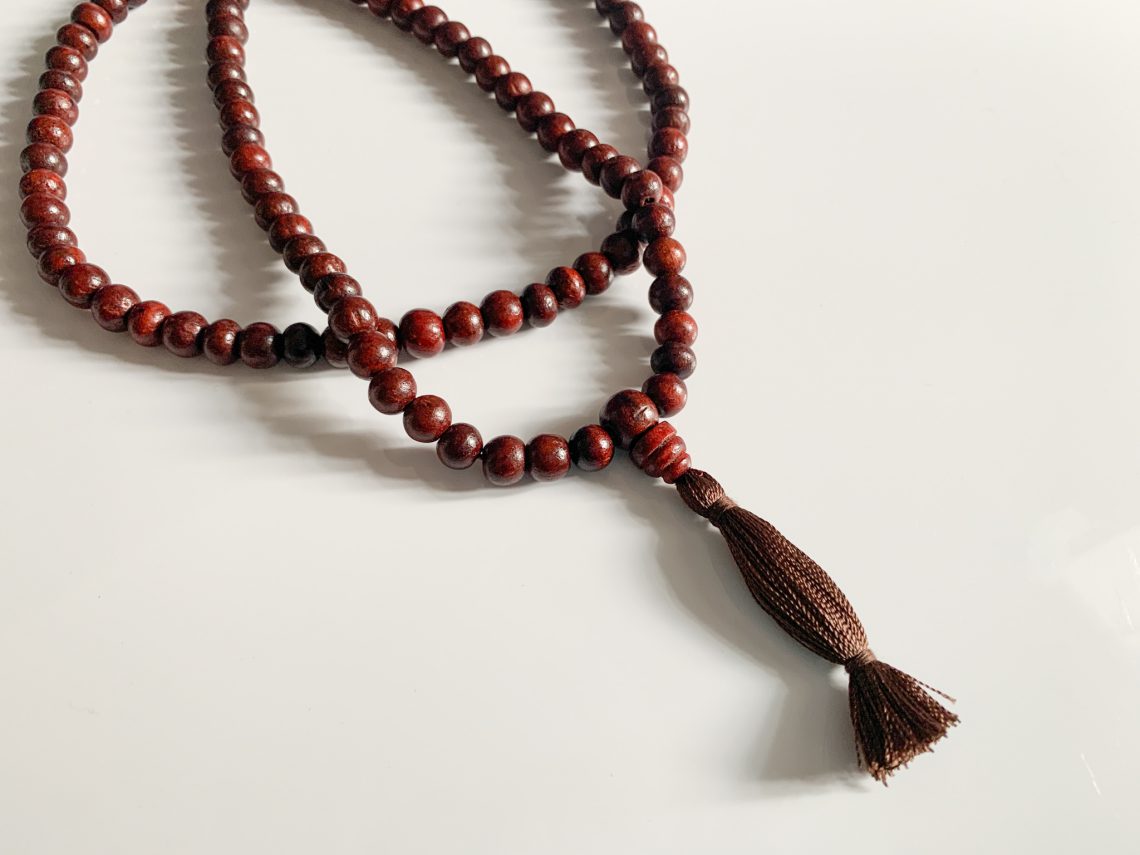 Tibetan red sandalwood mala | STAR + SPLENDOR