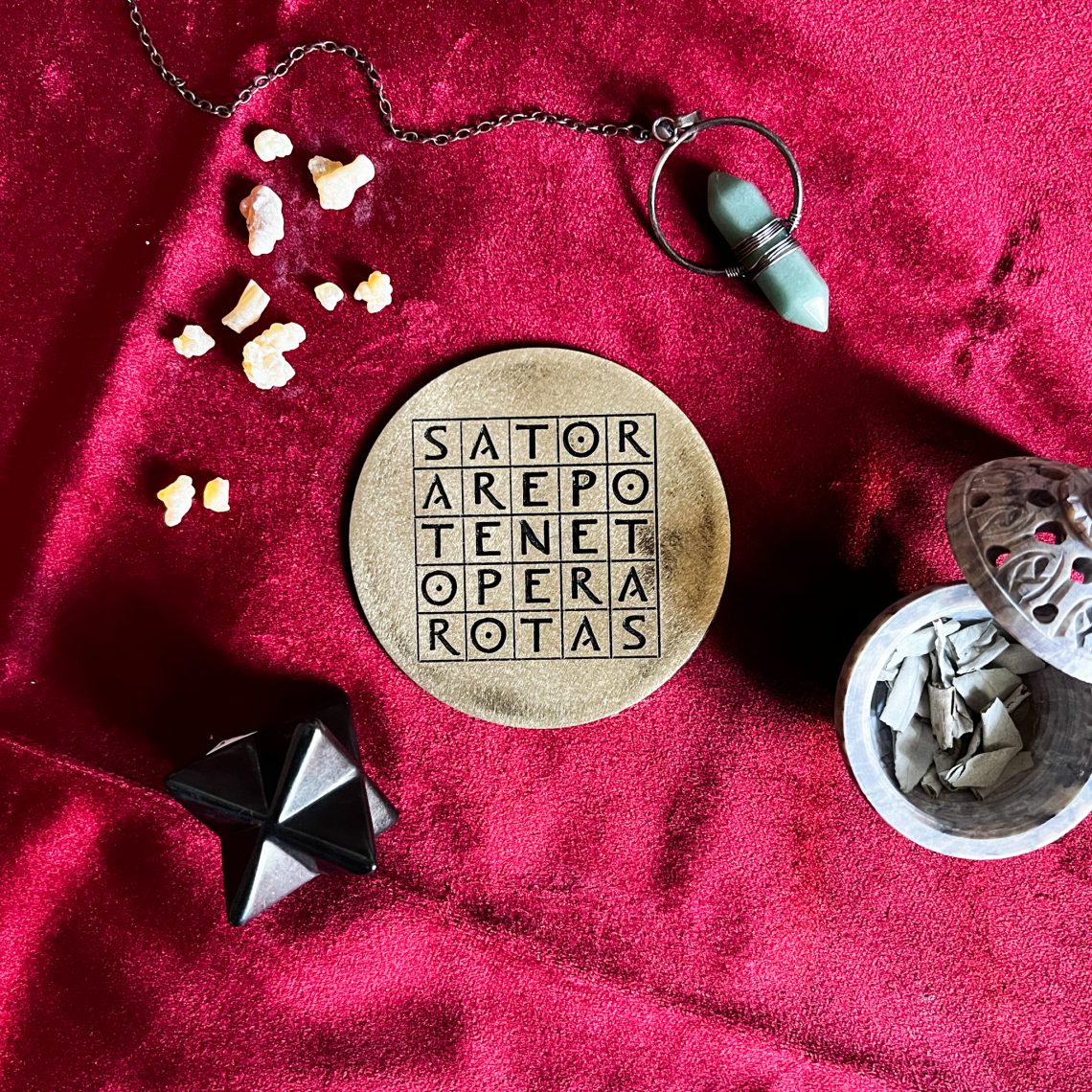 SATOR square brass | STAR + SPLENDOR